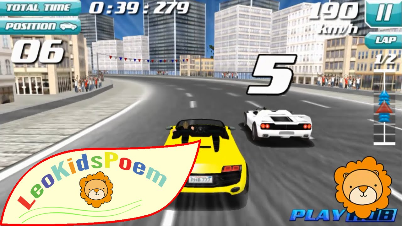 Leo Kids Poem - Drift Rush 3d - game for kids 2016 - YouTube