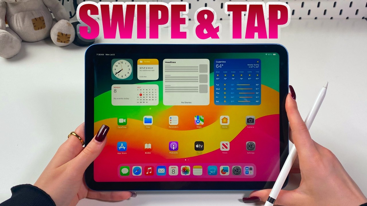 How to Master Gestures on iPad 10th Gen: Navigate Like a Pro - YouTube