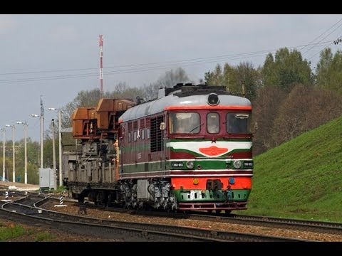 ТЭП60-0053 (Лучёса) / TEP60-0053 (BCh, Vitebsk) - YouTube