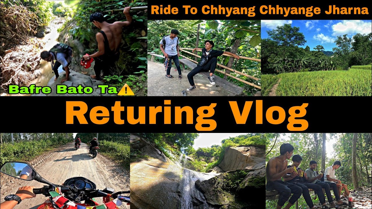 Ride To Chhyang Chhyange Jharna || Returning Vlog || RBM Vlogs - YouTube