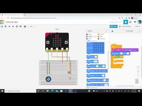 Micro:bit LED RGB with Potentiometer - Tinkercad Micro bit LED RGB ...