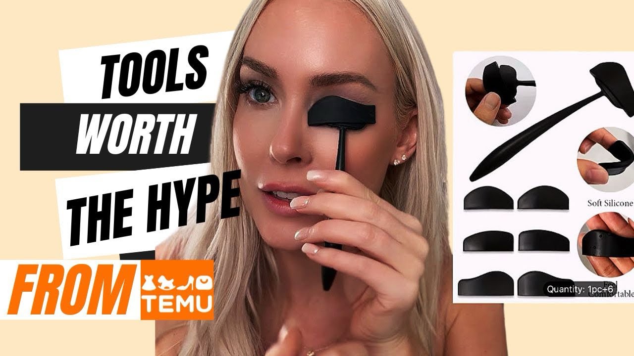 TEMU. HAUL. Beauty tools worth the hype!!! #haul #temu #makeup #hacks # ...