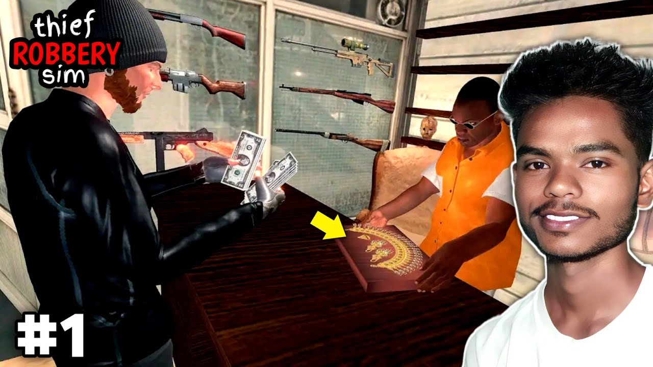 👺 Thief Simulator Heist Robbery Gameplay | Bank & Home Robbery Gameplay Video Hindi - YouTube