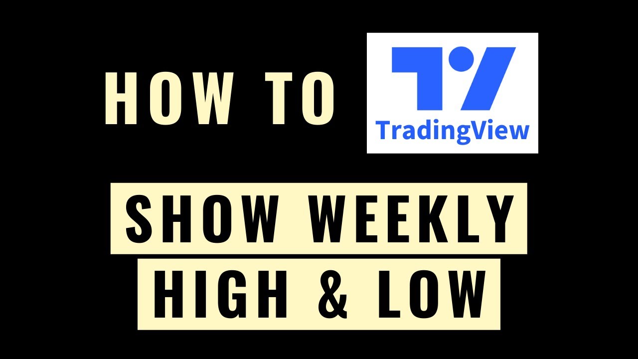 How to Show Weekly High Low in TradingView - YouTube
