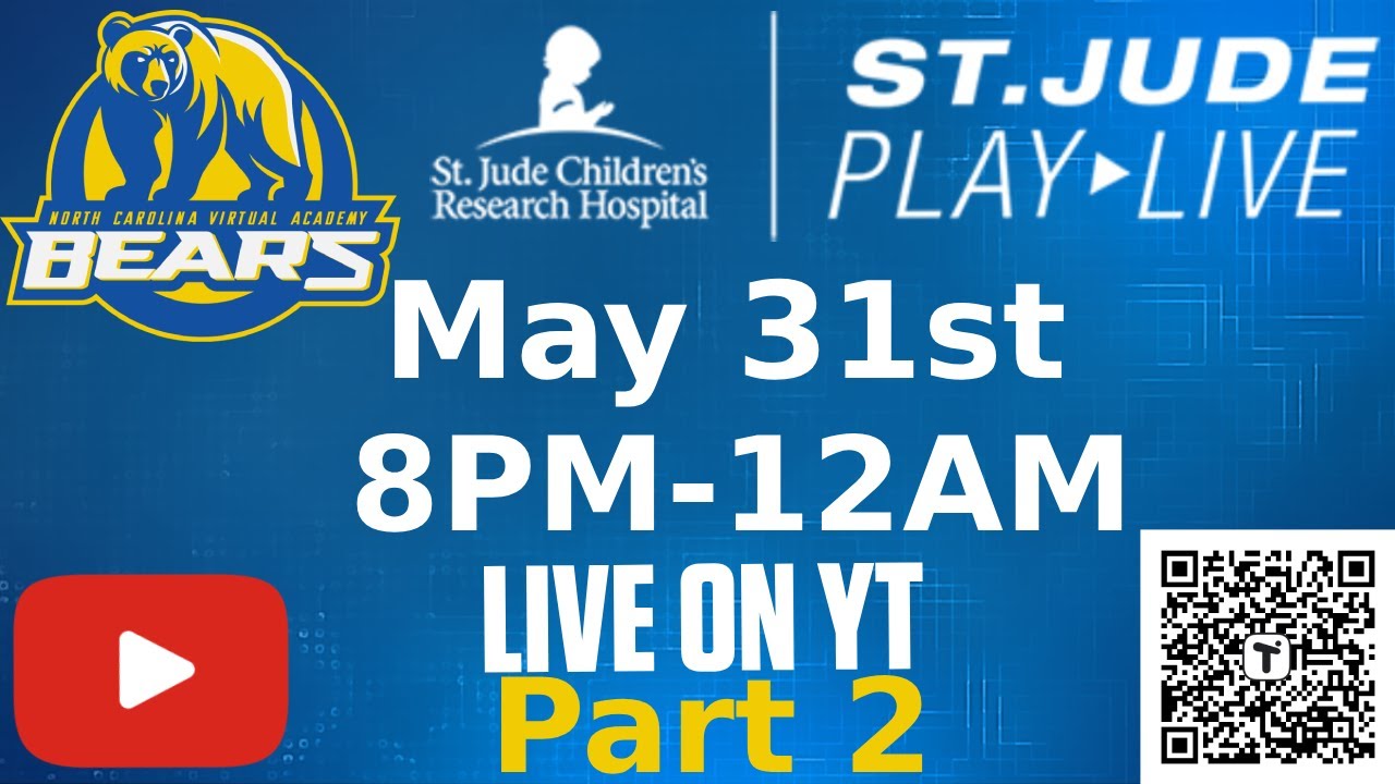 St. Jude Play Live - NCVA Bears for Hope PART 2 *Final Push* - YouTube
