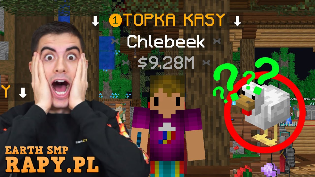 Jak zarobiłem 10 milionów na Earth SMP?? - RAPY.PL - YouTube