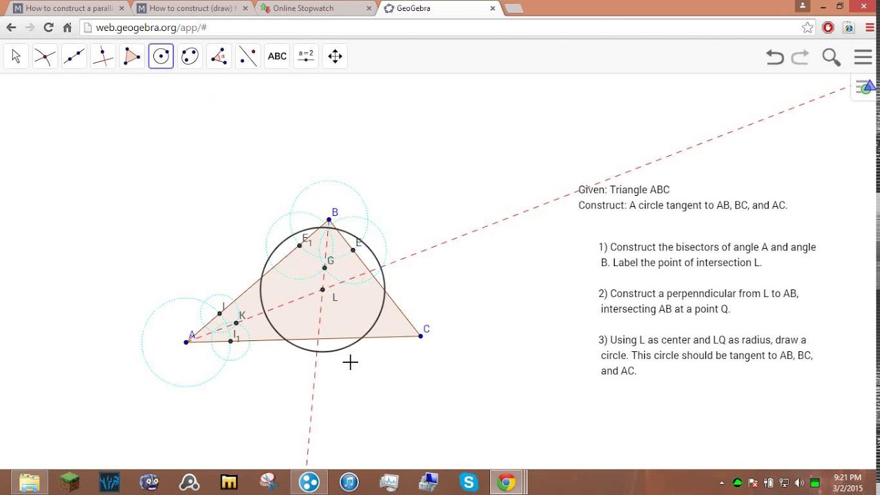 10-4 CIRCLES — Construction 11 - YouTube