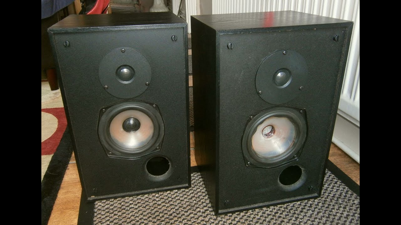 80s Rogers LS2a stereo loudspeakers quick demo - YouTube