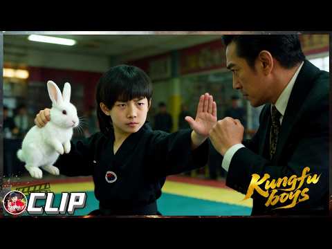 林秋楠为保护兔子 卷入国际大案 大战黑社会老大！【ES SUB】#龙拳小子 #林秋楠 #kungfuboys