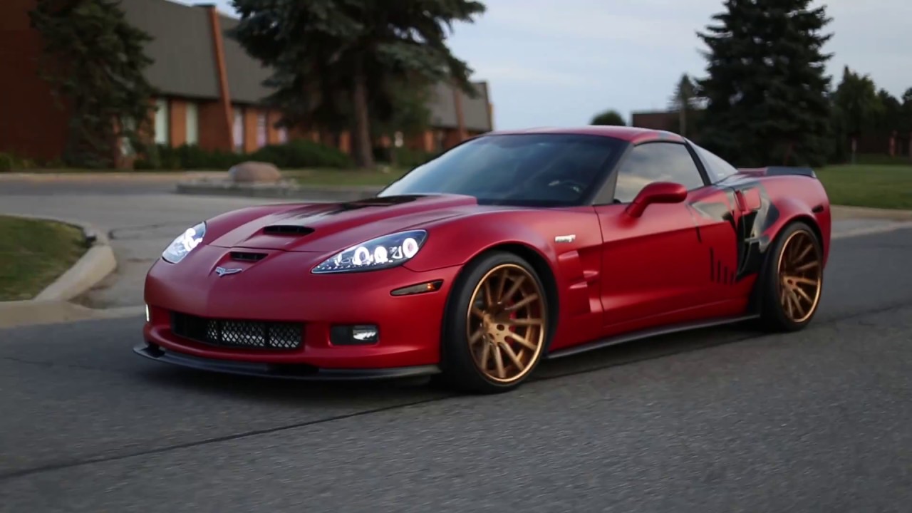 WIDEBODY SUPERCHARGED CORVETTE ZR6X - YouTube