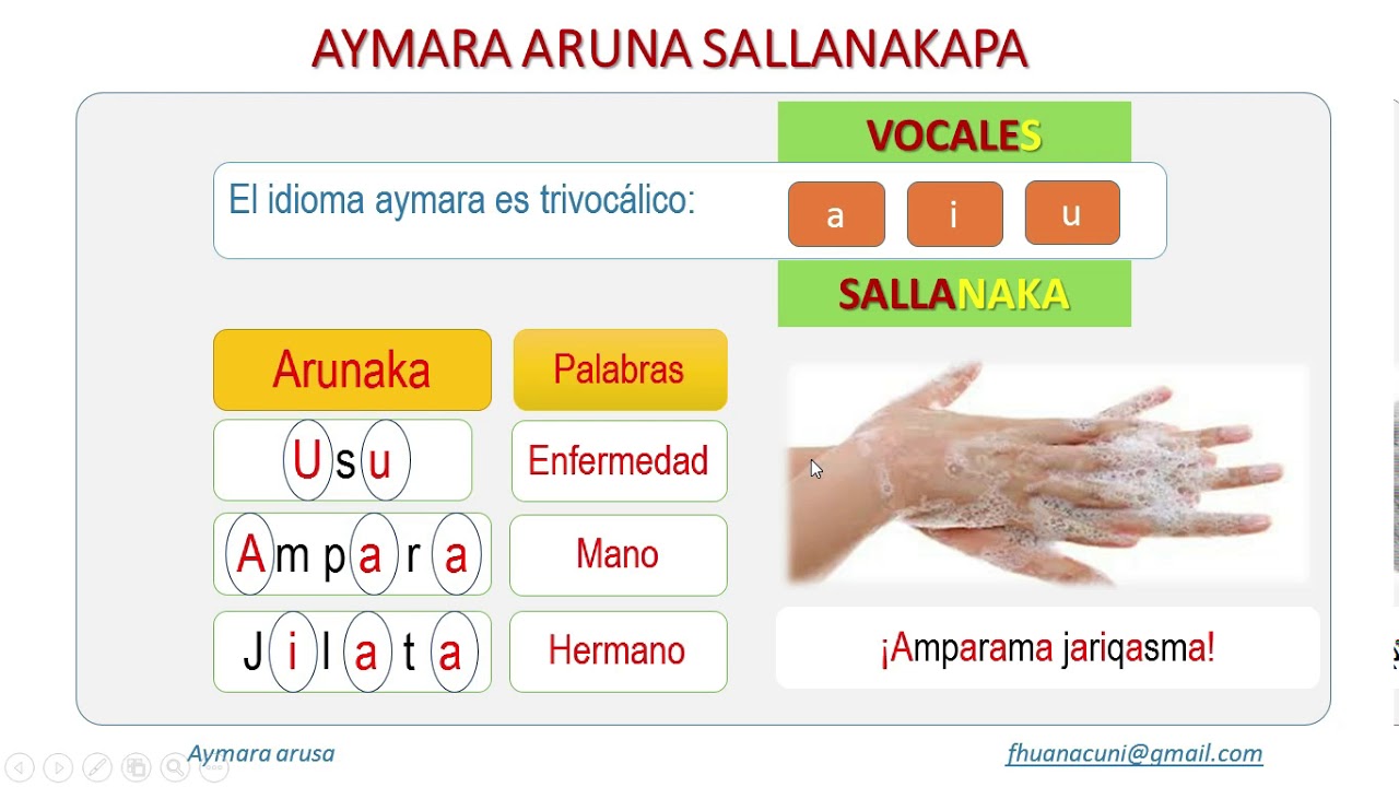 [Curso de aymara] Vocales en Aymara y el alargamiento vocálico - YouTube