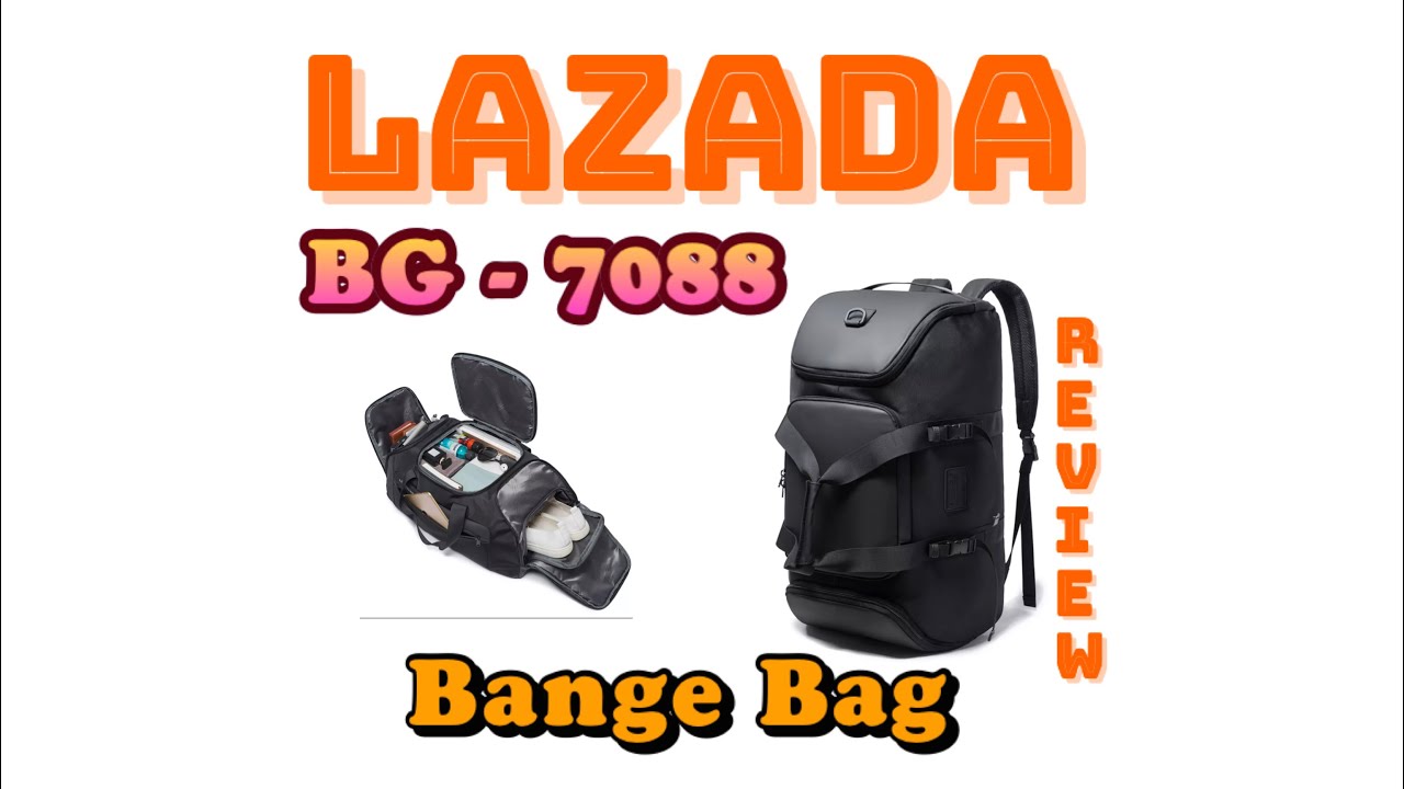 BANGE | BG 7088 | REVIEW | LAZADA | Travel Bag - YouTube