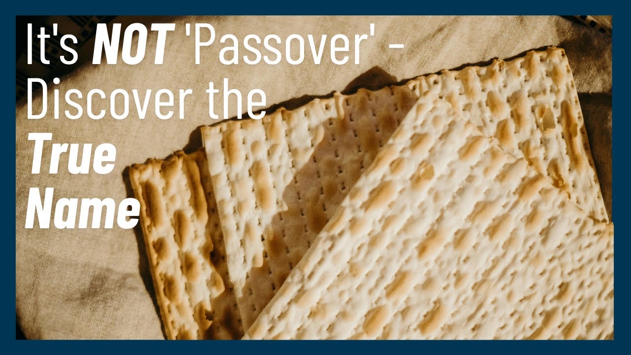 It's NOT 'Passover' - Discover the TRUE NAME - Tehila Gimpel: The Land ...