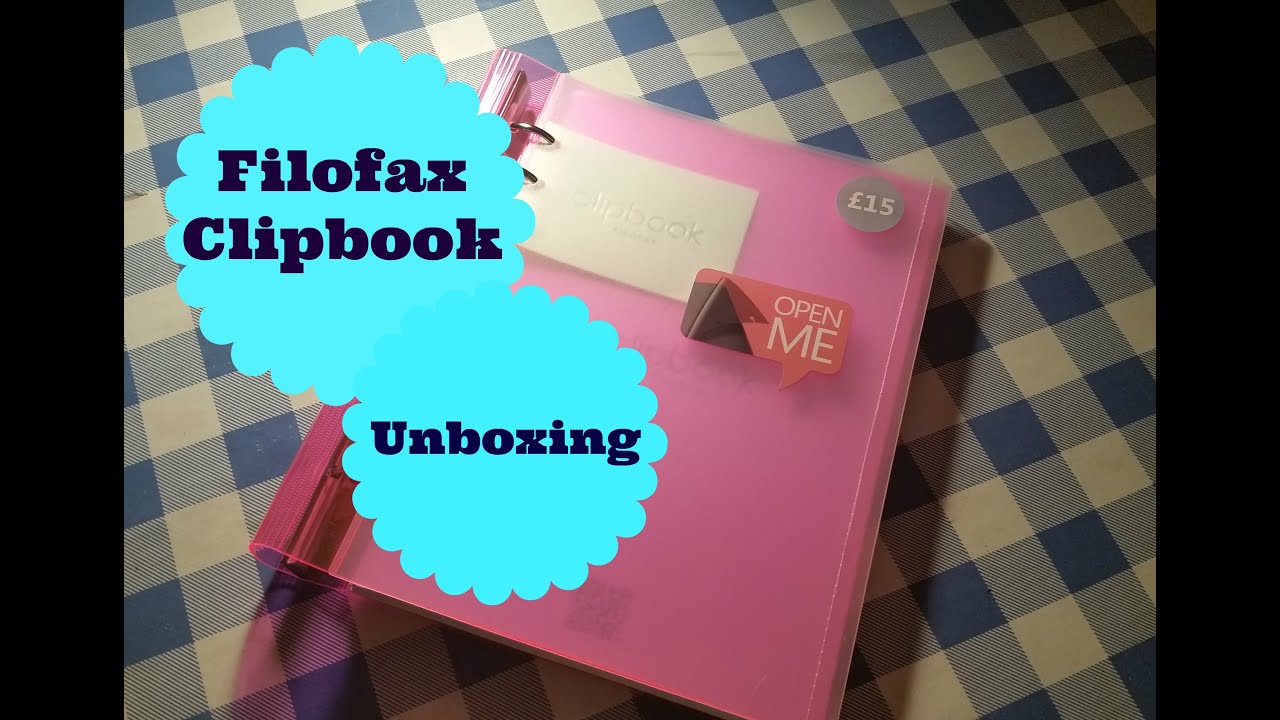 Filofax Clipbook Unboxing - YouTube