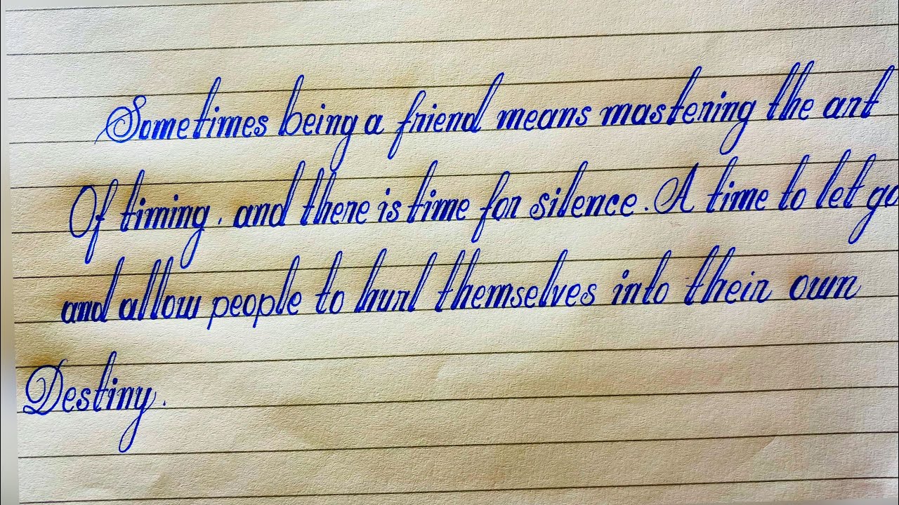 Handwriting video || Handwriting practice || Neat and clean handwriting ...