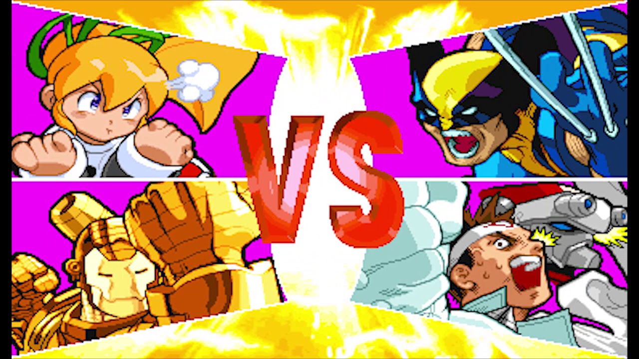 Marvel vs Capcom 1 ( Arcade ) - Gold War Machine / Roll Playthrough ...