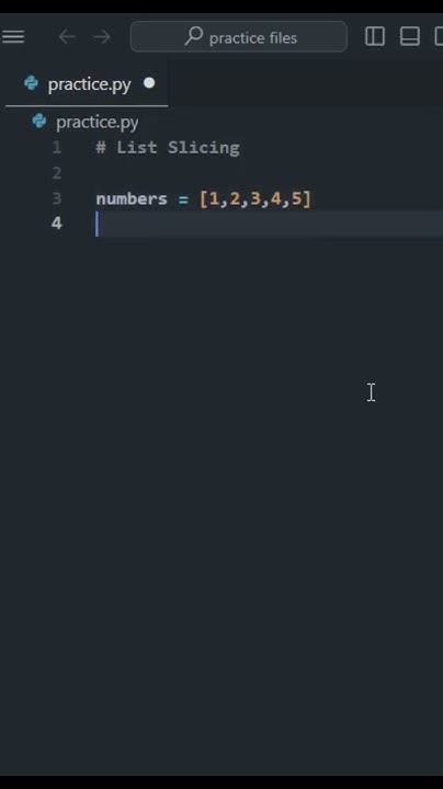 List Slicing | #python #pythonprogramming#coding#learnpython #pythonforbeginners - YouTube