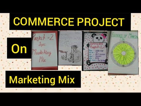 Commerce project | Commerce project class 12th | Marketing mix - YouTube