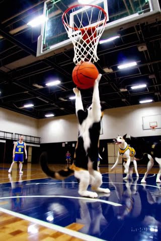 Cat Basketball Dunk #cat #catshorts #catlovers #cats - YouTube