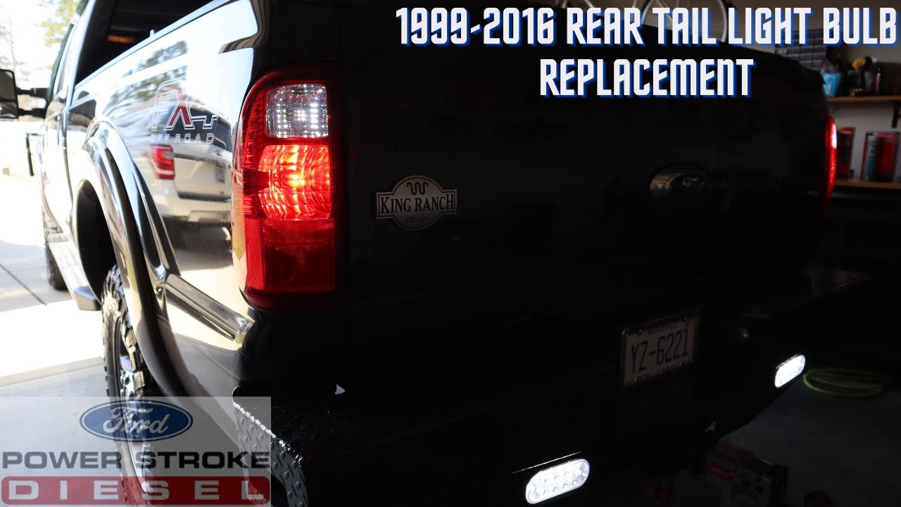 1999-2016 Ford F250/F350 Rear Tail Light LED Brake/Reverse Bulb Upgrade ...