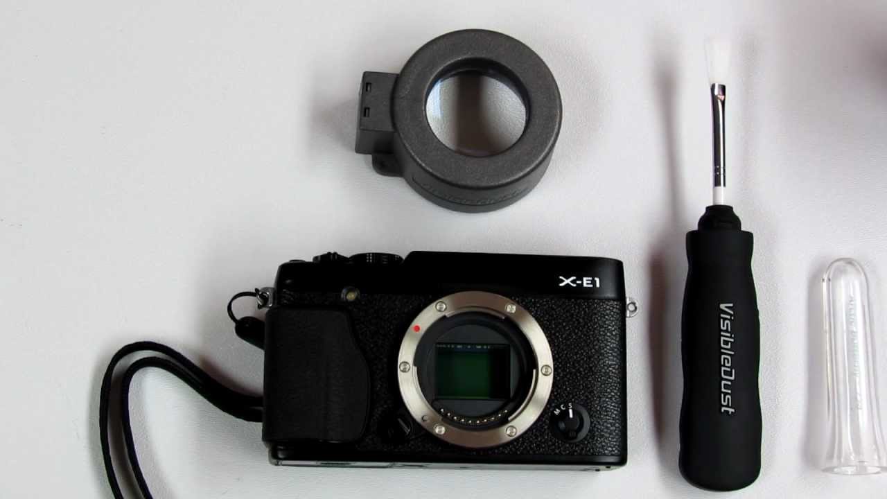 Fujifilm X-E1 sensor cleaning with Arctic Butterfly and Quasar Sensor ...
