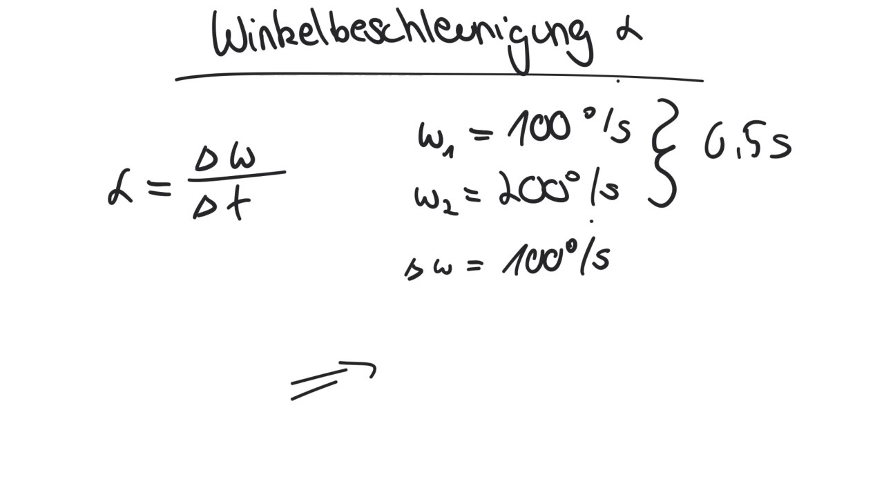 Winkelbeschleunigung - YouTube