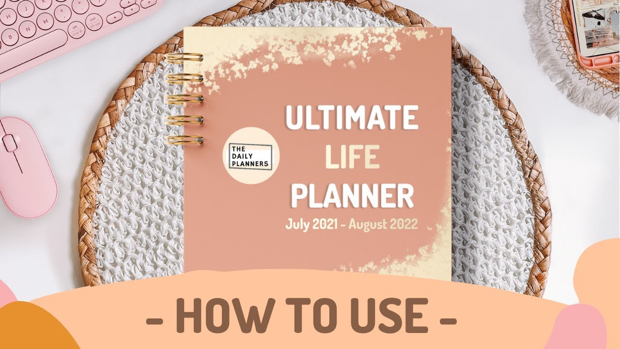 Tutorial - how to use | The 2.0 Ultimate digital DATED Life Planner ...