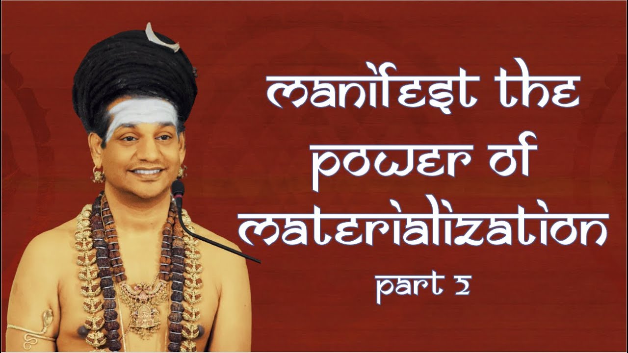Manifest the Power of Materialization || Part 2 || IA || 05 Aug 2017 ...