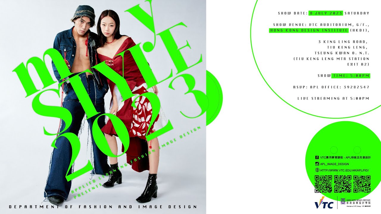mySTYLE 2023 Fashion & Image Design Show VTC Applied Learning Fashion ...