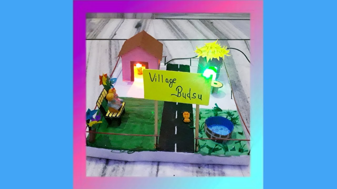 How to make Mini village ( school project ) #viralvideo #craft - YouTube