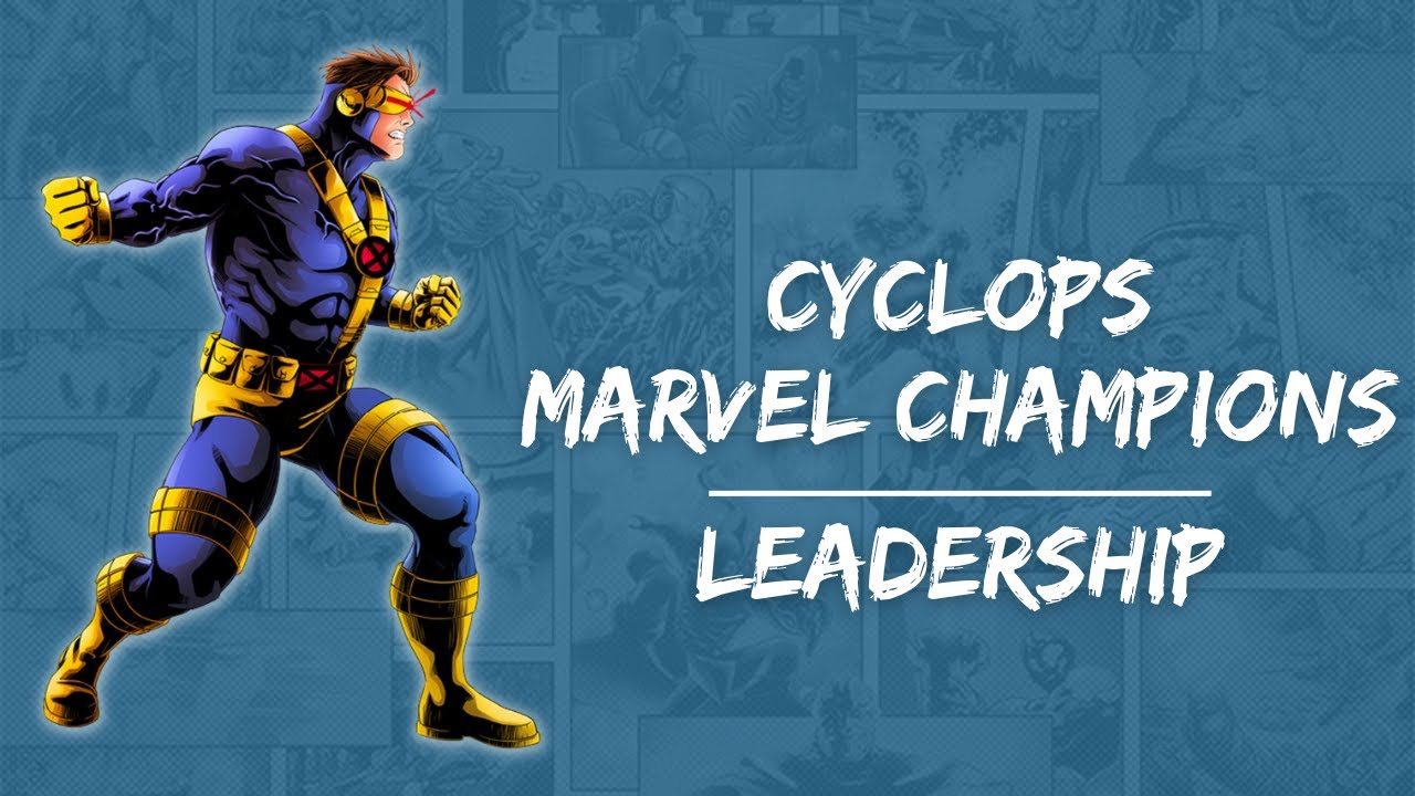 Marvel Champions Hero Spotlight - Cyclops - Leadership Aspect! - YouTube