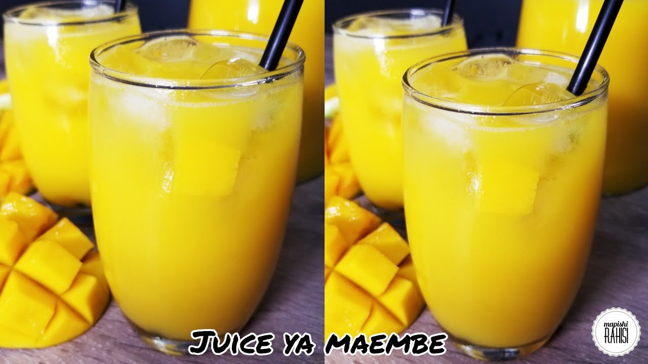 KUTENGENEZA JUICE YA MAEMBE - YouTube