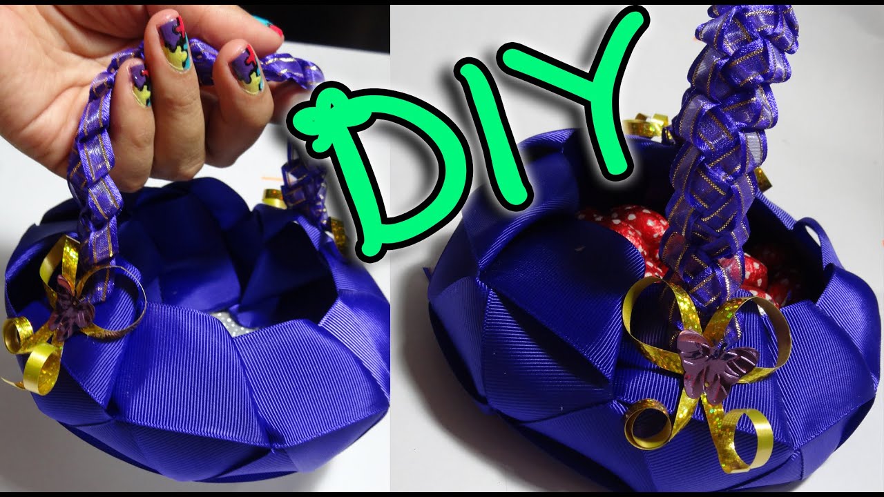 DIY CANASTA DE LISTÓN (COLABORACIÓN CON HI KALI) - YouTube