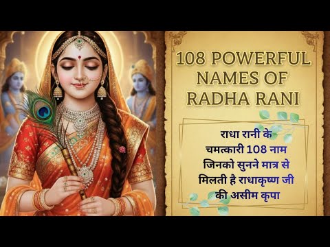 Radha Rani ke 108 Naam | 108 Names of Shri Radha with Hindi ...