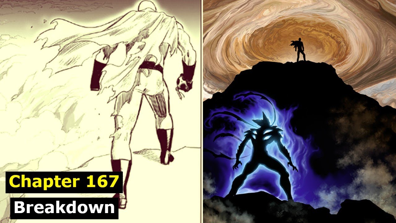 Saitama vs Garou - One Punch Man Chapter 167 break down - YouTube