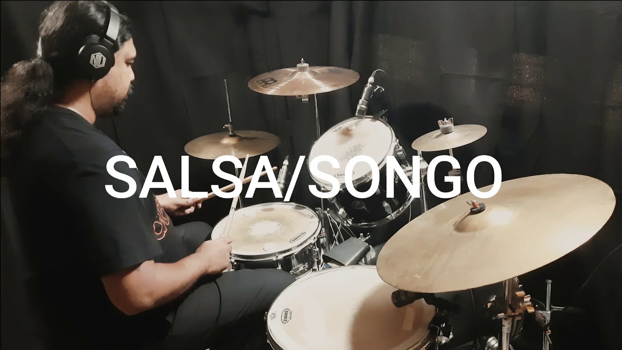 SALSA /SONGO Drum Groove Drum Lesson - YouTube