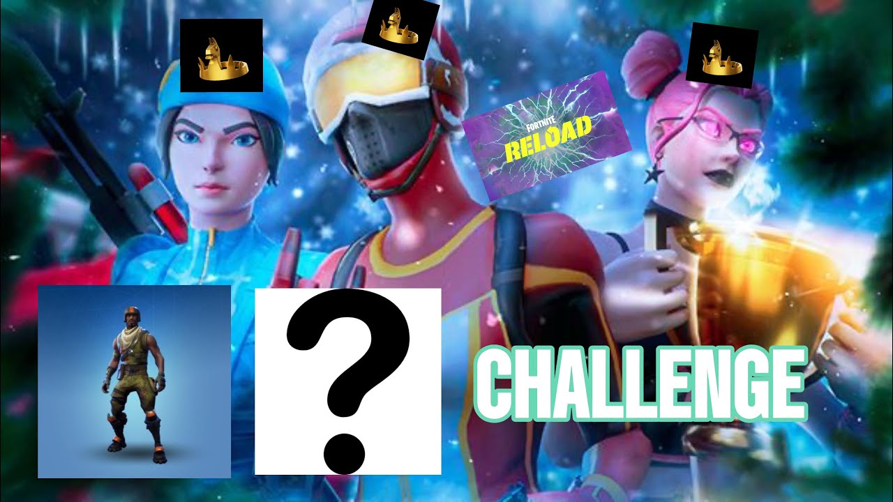 Fortnite | Random Skin Challenge Reload | Trio Vs Squad ( Commentary ...