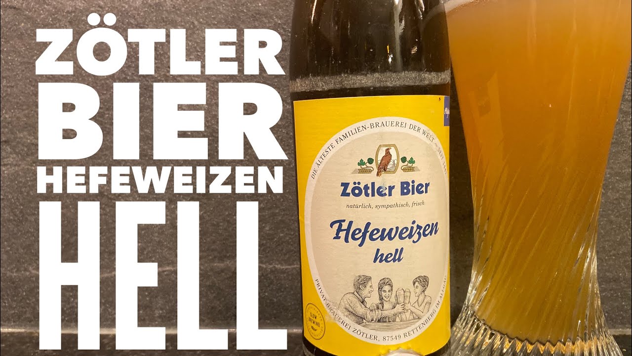 Zötler Bier Hefeweizen Hell | German Craft Beer Review - YouTube