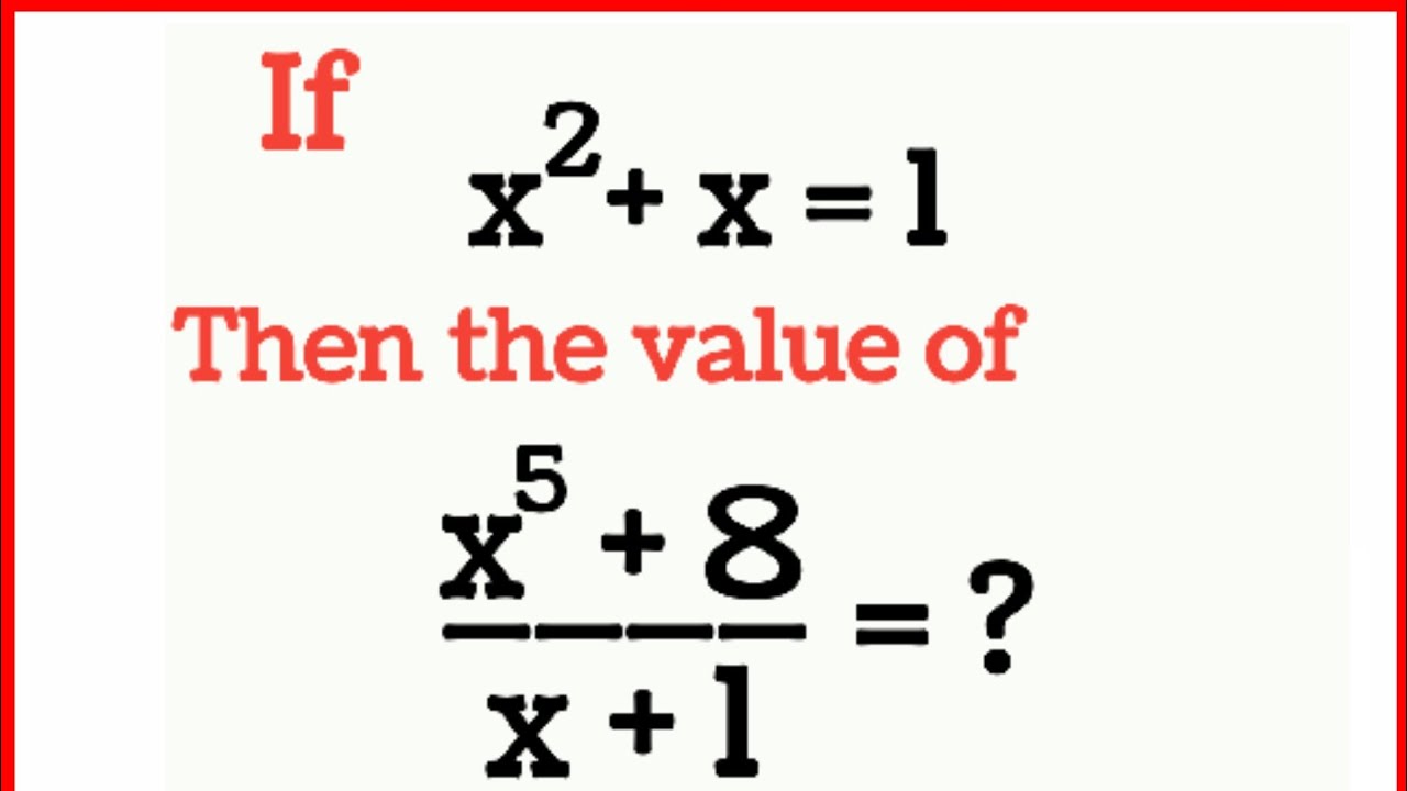 A Nice Algebra problem/Olympiad math preparation/SSC CGL Algebra ...