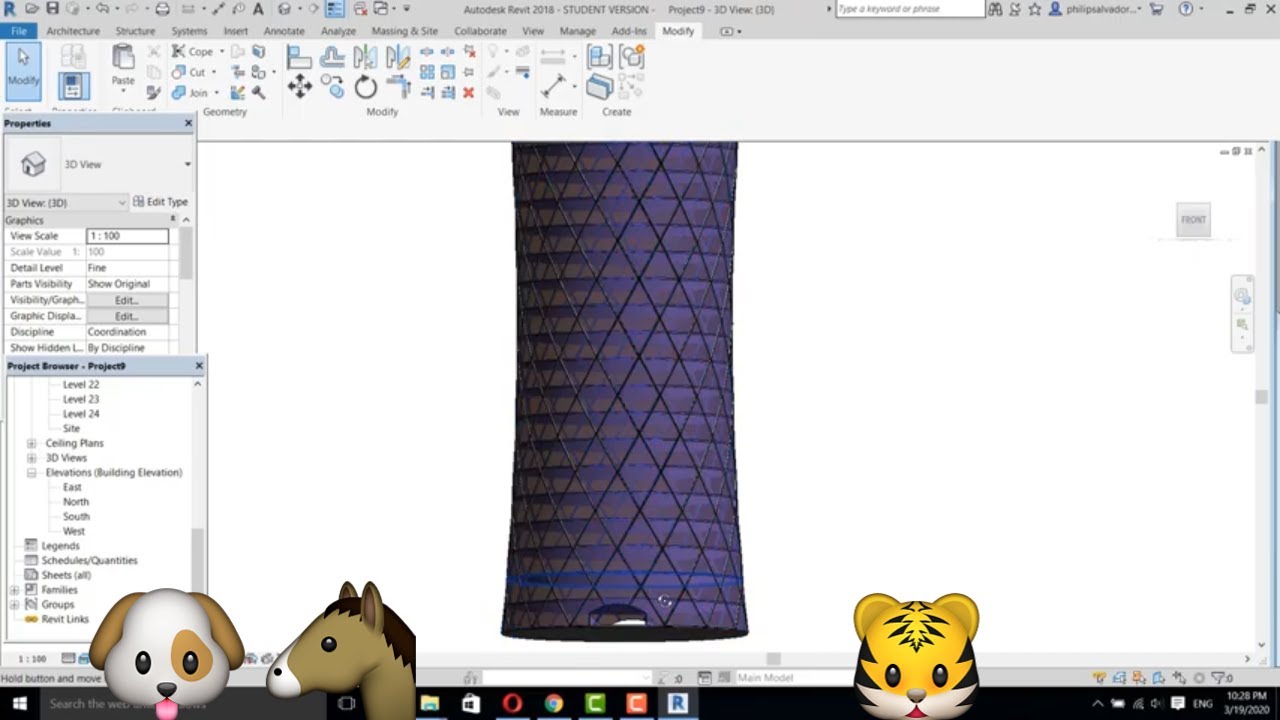 TORNADO TOWER IN REVIT - YouTube