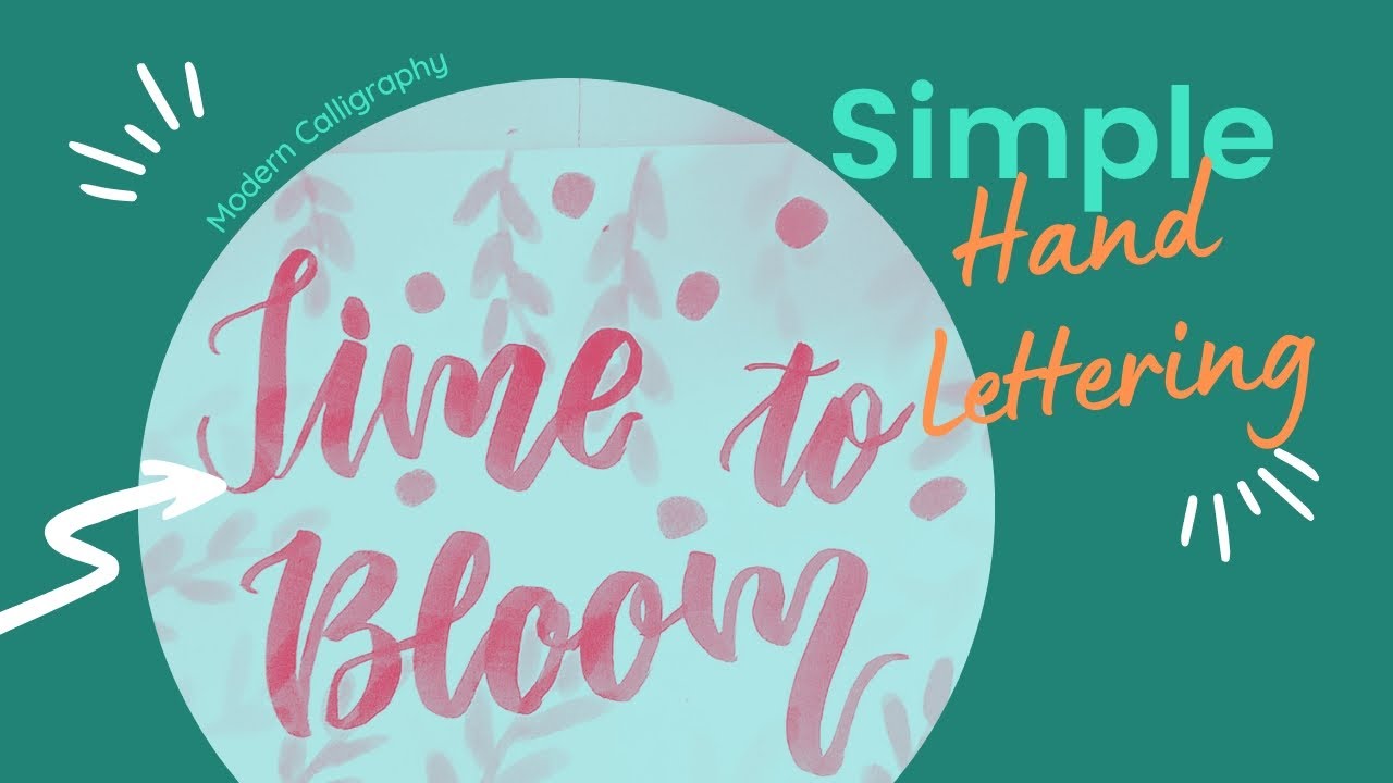 DIY Modern Calligraphy Prompt - YouTube