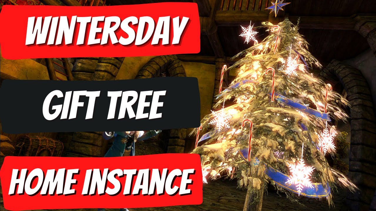 How To Add The GW2 Wintersday Tree To Your Home Instance - YouTube