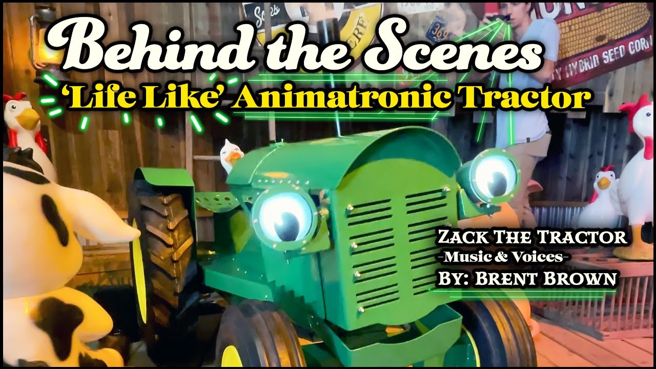 Behind The Scenes - [Real] Animatronic - Zack the Tractor (Promo ...