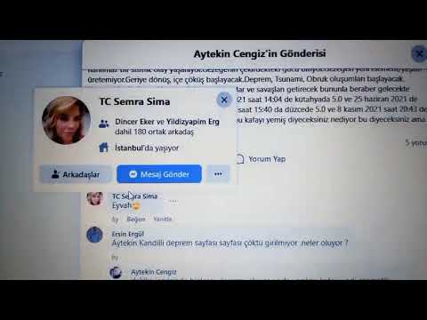 Aytekin Cengiz 1 yıl önceden 2021 yılında olan 4 depremin tarih saat dakikasına kadar bildi.