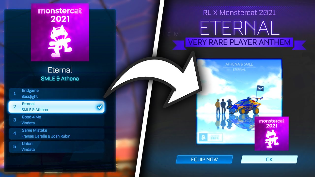 *NEW* ETERNAL ANTHEM IN THE ROCKET LEAGUE ITEM SHOP! - YouTube