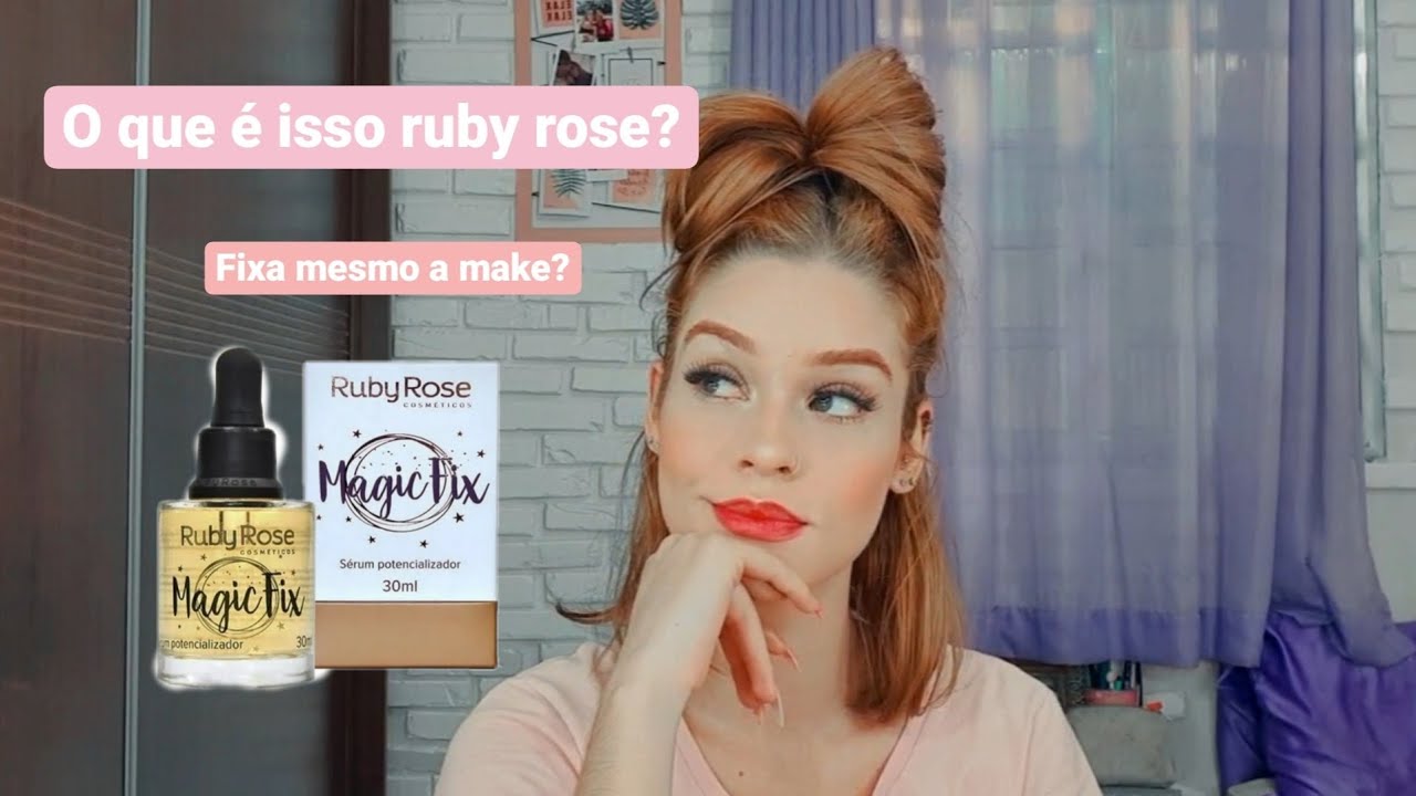 TESTEI MAGIC FIX DA RUBY ROSE| Alanis Carvalho - YouTube