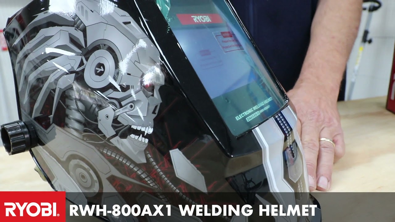 RYOBI RWH-800AX1 Welding Helmet. - YouTube