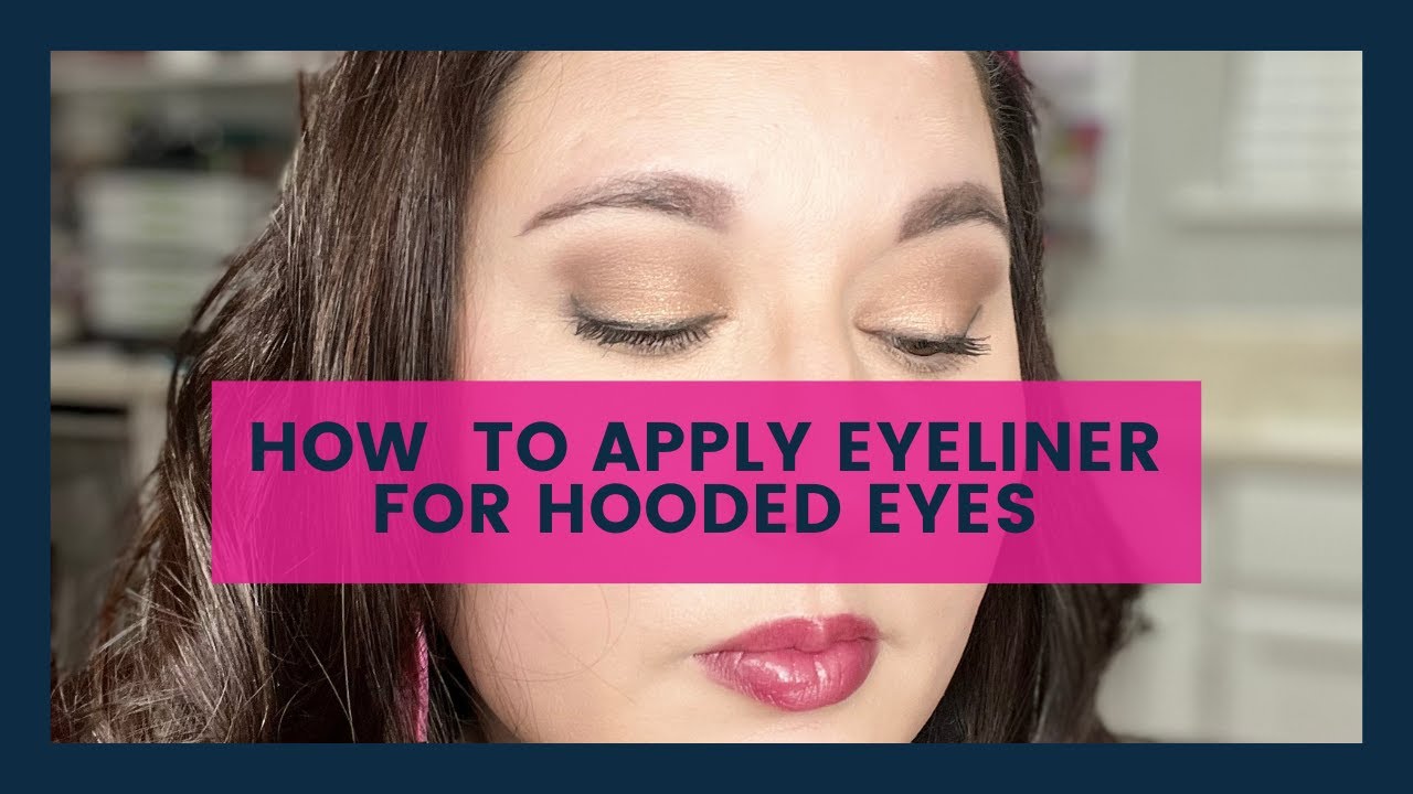 How to apply eyeliner for hooded eyes | Nikki Greer - YouTube