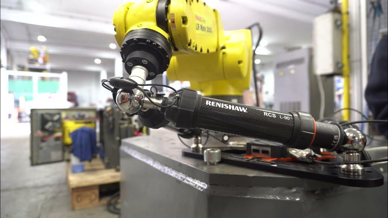 Multi-robot Diagnostic and calibration Industrial Robots | RCS T-90 Renishaw EUROBOTS demo - YouTube