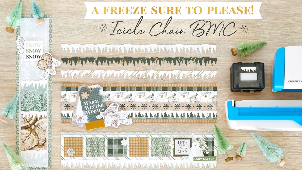 Icicle Chain Border Maker Cartridge by Creative Memories - YouTube